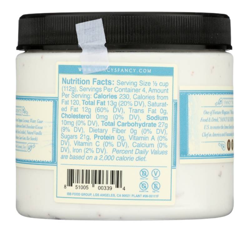 Nancy's Fancy Coconut Stracciatella Vegan Gelato, 16oz. - Delivered In ...