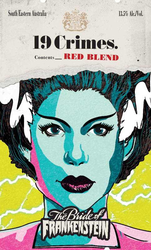 19 Crimes Bride of Frankenstein Red Wine Blend 750ml Btl 13.5% ABV ...