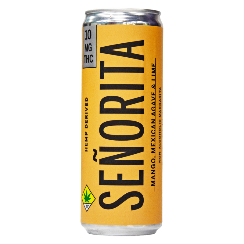 Senorita Mango 10mg THC Margarita 4pk 12oz Can - Delivered In As Fast ...