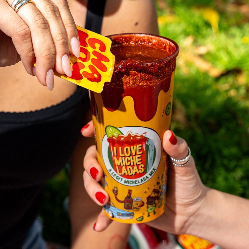 I Love Micheladas' Legit Michelada Cup with Miche Mixer 3.4 oz ...
