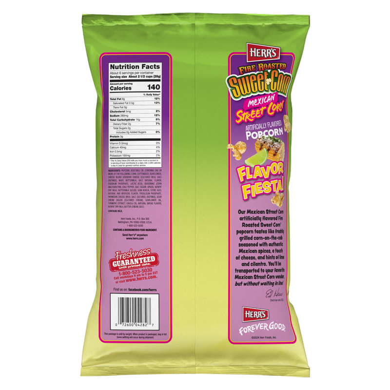 Herr's Mexican Street Corn Popcorn, 5.75oz - Delivered In As Fast As 15 ...