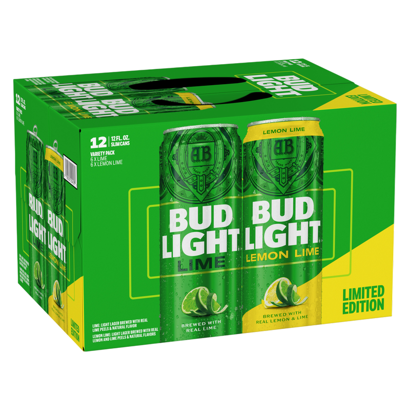 Bud Light Lime & Lemon Lime Variety Pack 12pk 12oz Can - Delivered In ...