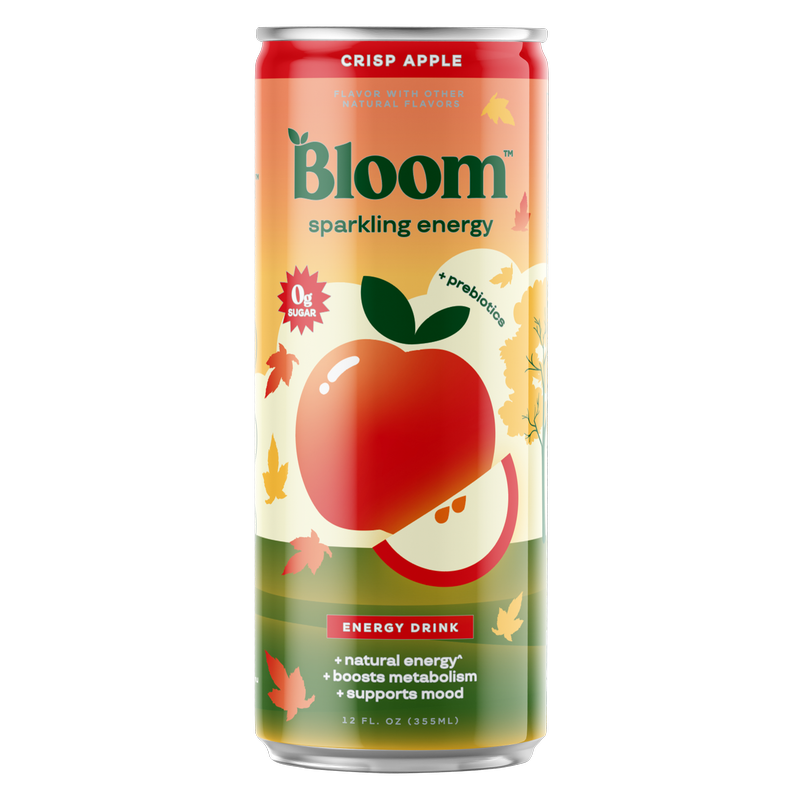 Bloom Apple Crisp Sparkling Energy 12oz Can - Delivered In As Fast As ...