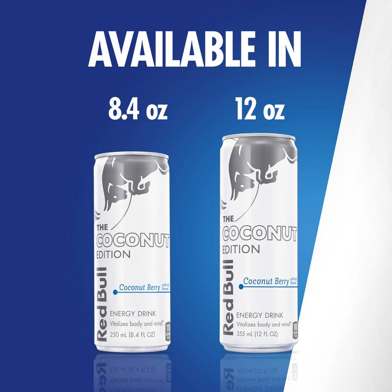 Red Bull Energy Drink Coconut Edition Coconut Berry 24pk 8.4oz Can ...