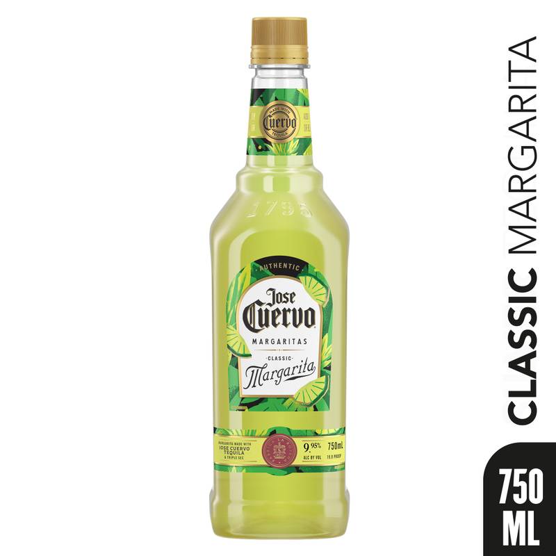 Jose Cuervo Authentic Margarita Classic Lime Ready to Drink Cocktail ...