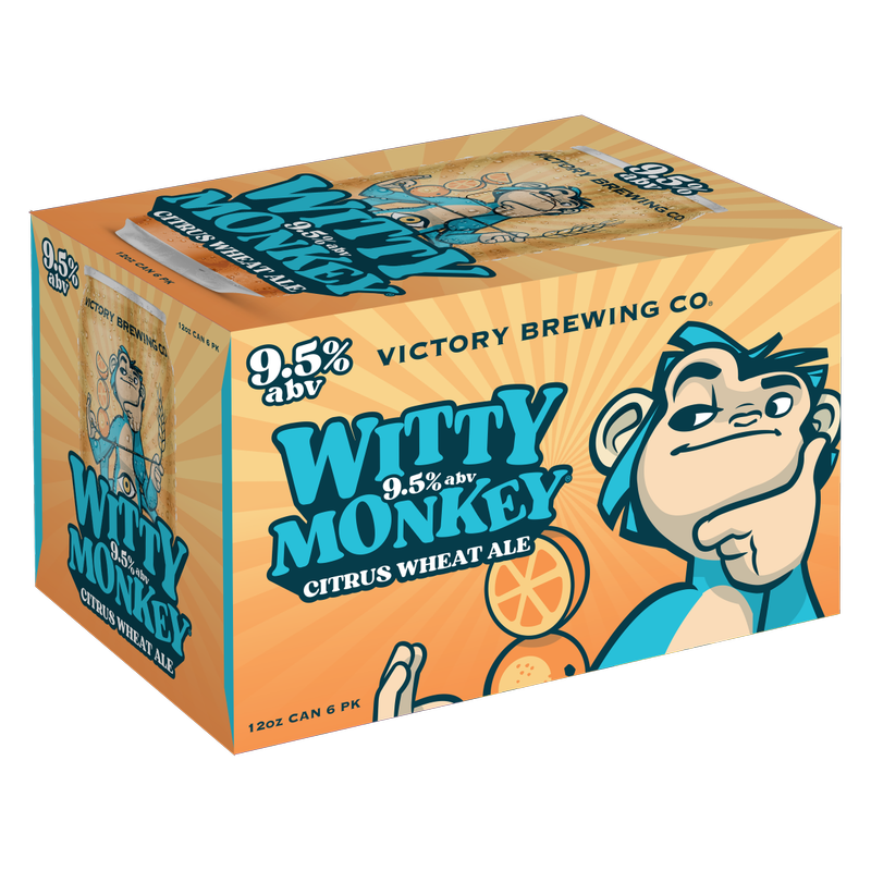 Victory Witty Monkey 6pk 12oz Cans 9.5% ABV - Delivered In As Fast As ...