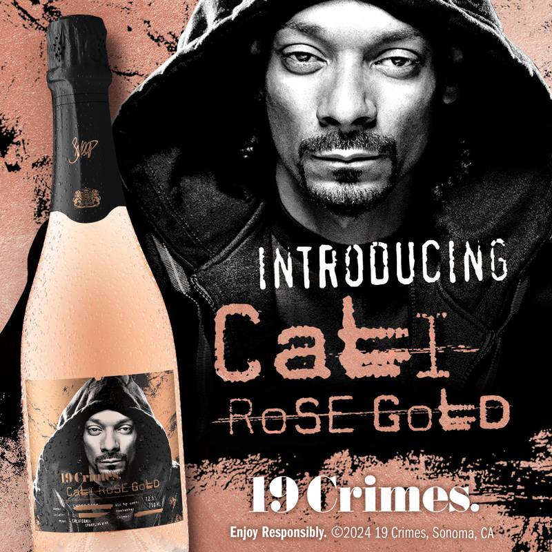 19 Crimes Cali Rose Gold Sparkling Rose 750 ml - Delivered In As Fast ...