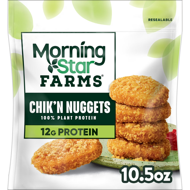 MorningStar Farms Frozen Plant Based Chik'n Nuggets 10.5oz - Delivered ...