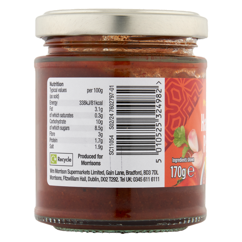 Morrisons Smoky Harissa Paste, 170g : Food Cupboard fast delivery by ...