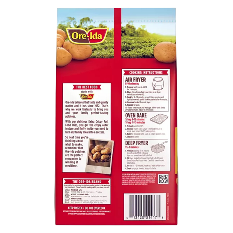Ore Ida Extra Crispy Fast Food Fries, 26oz - Delivered In As Fast As 15 ...