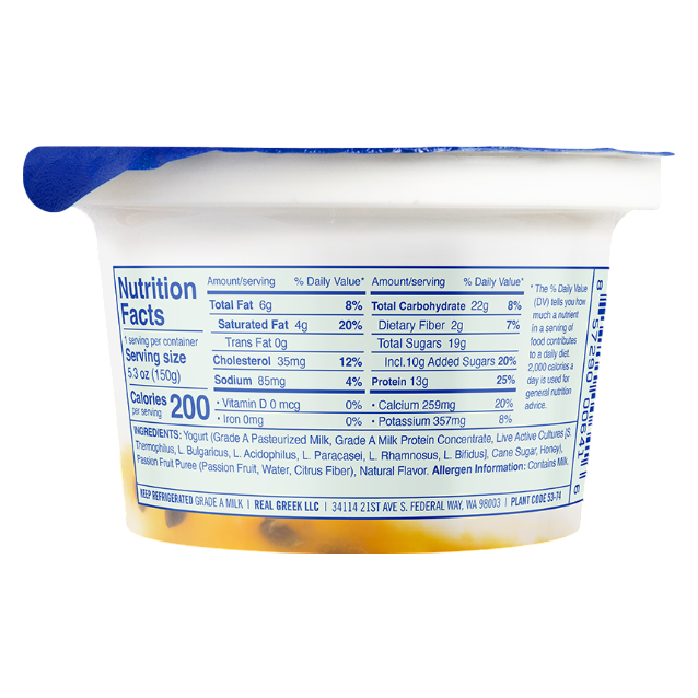 Ellenos Passion Fruit Greek Yogurt - 5.3oz - Delivered In As Fast As 15 ...