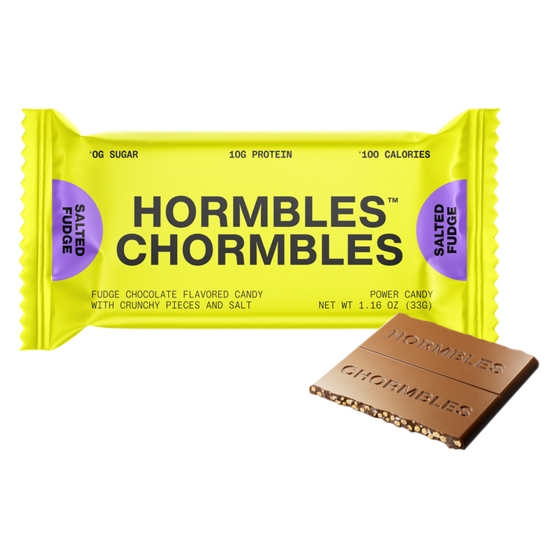 Hormbles Chormbles Salted Fudge Protein Candy Bar, 1.16oz - Delivered ...