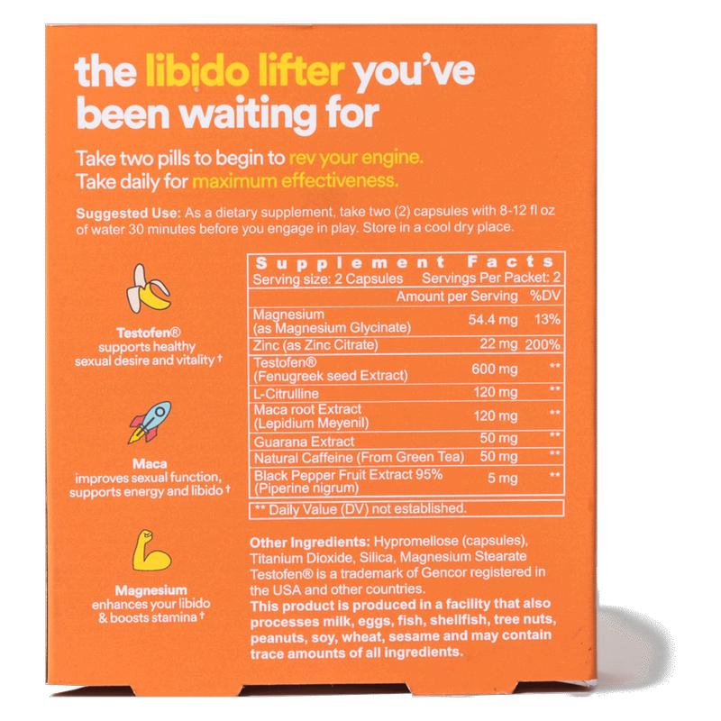 Hello Cake Sex Drive For Him Supplements 4 Ct Delivered In As Fast As 15 Minutes Gopuff