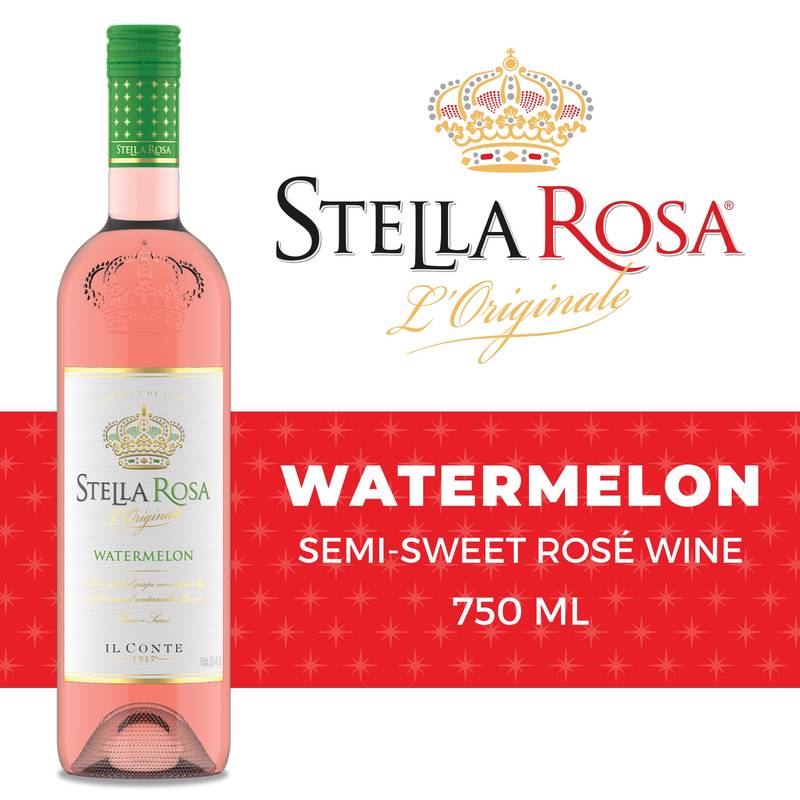 Stella Rosa Watermelon Rose Wine 750ml - Delivered In As Fast As 15 ...
