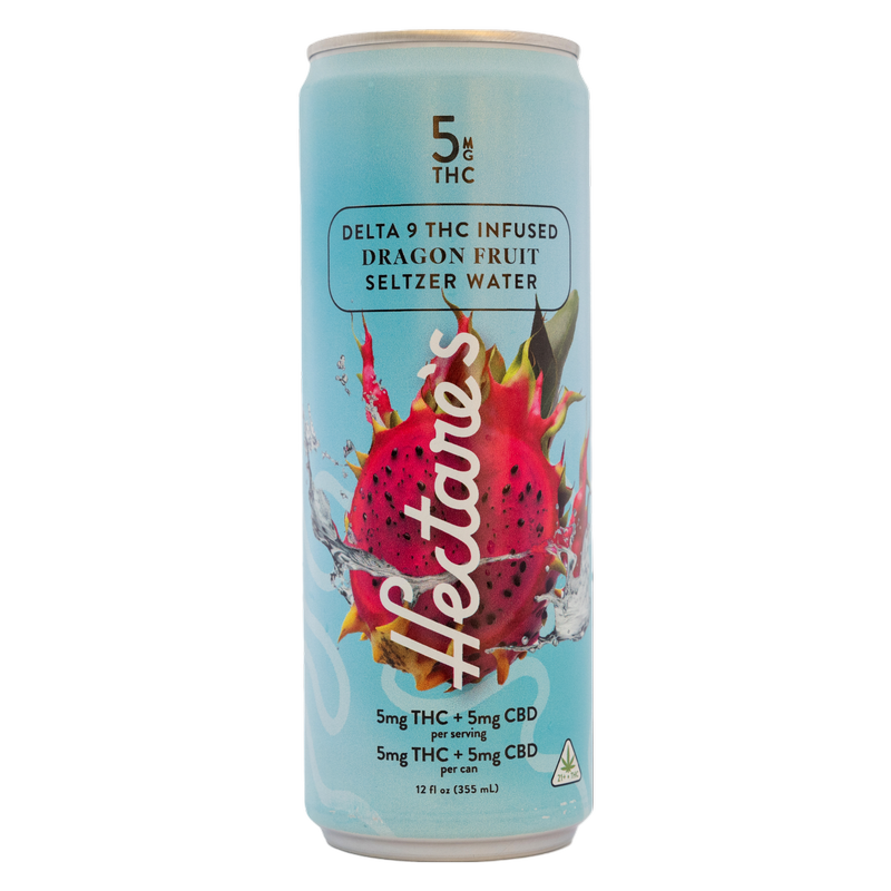 Hectare's THC 5mg Dragon Fruit Seltzer 4pk 12oz Can - Delivered In As ...