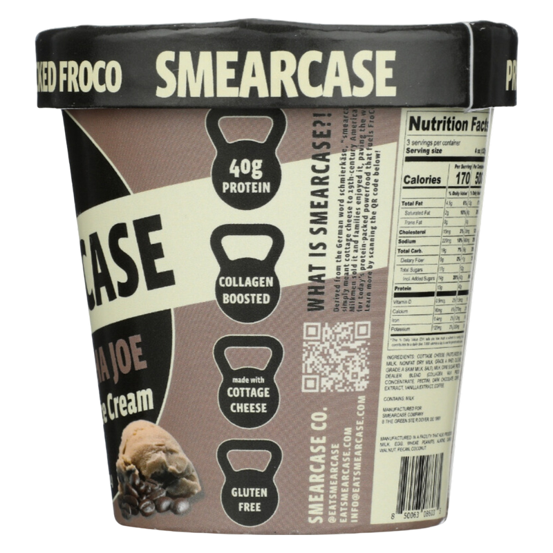 Smearcase Mocha Joe Cottage Cheese Ice Cream, 14oz Pint - Delivered In ...