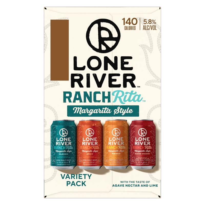 Lone River Ranch Rita Variety 12pk 12oz Can 5.8% ABV - Delivered In As ...