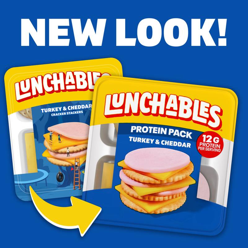 Lunchables Turkey & Cheddar with Crackers - 3.2oz - Delivered In As ...