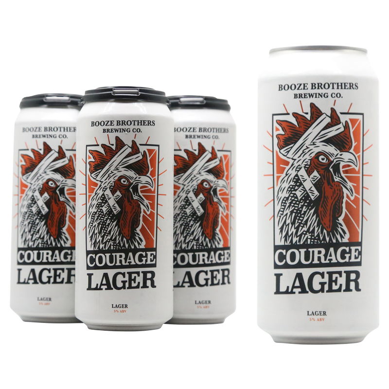 Booze Brothers Brewing Co. Courage Lager (4PKC 16 OZ) : Alcohol fast ...