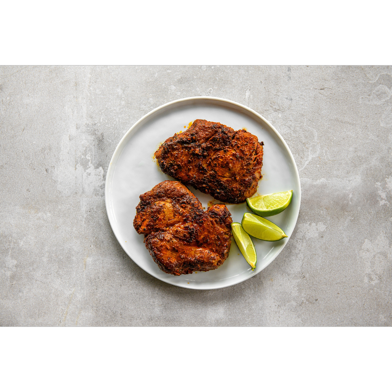 2 Pork Shoulder Steaks with Asado BBQ Rub, 360g : Meat & Fish fast ...