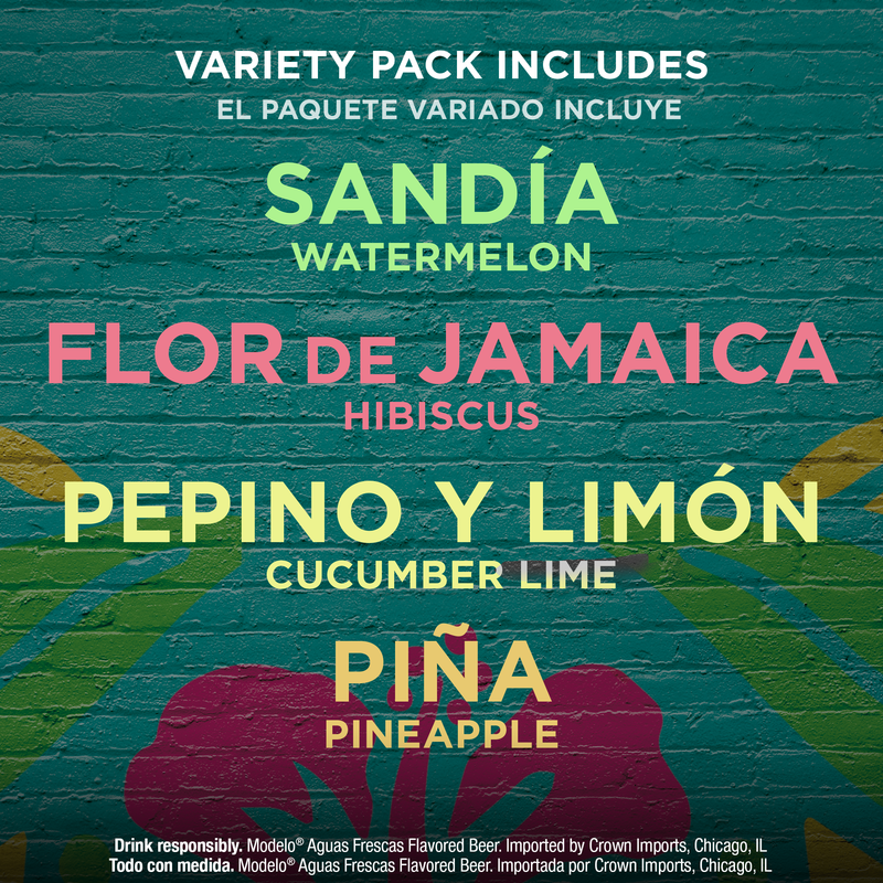 Modelo Spiked Aguas Frescas Variety Pack 12pk 12oz Can 4.5% ABV ...