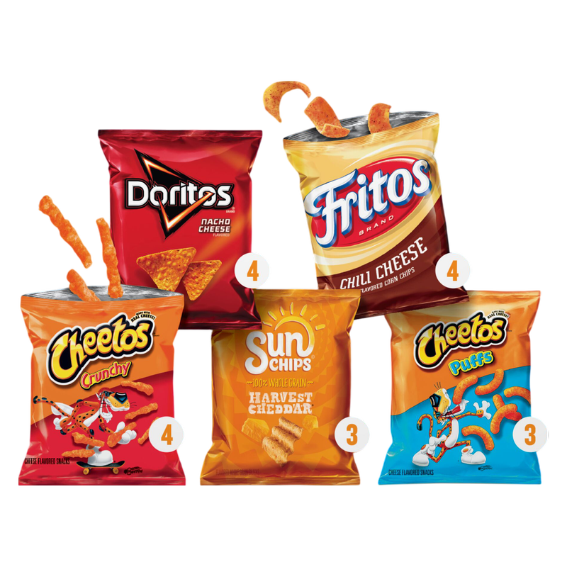 Frito Lay Snacks Cheesy Mix Variety 17.625 18ct - Delivered In As Fast ...
