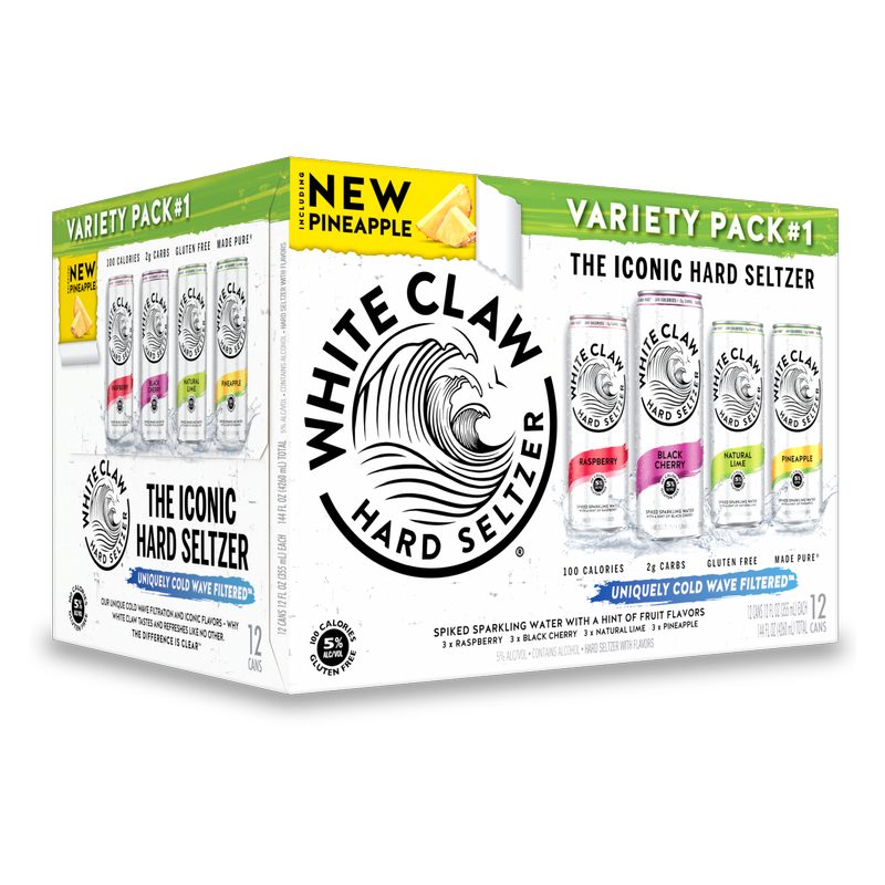 White Claw Seltzer Flavor No. 2 Variety 12pk 12oz Can 5.0% ABV ...