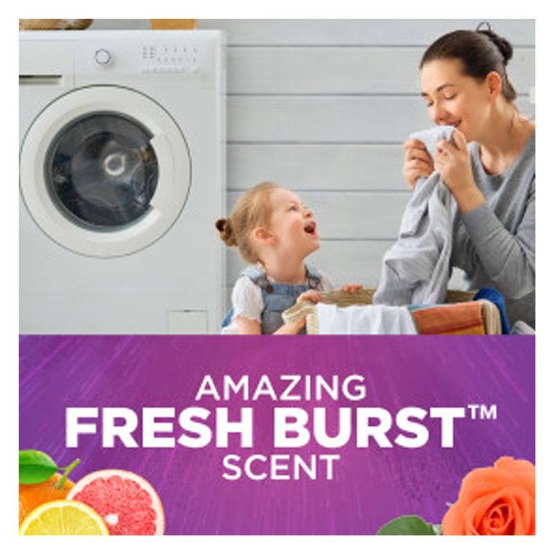 Arm & Hammer Plus OxiClean Odor Blasters Fresh Burst Liquid Laundry 100 ...