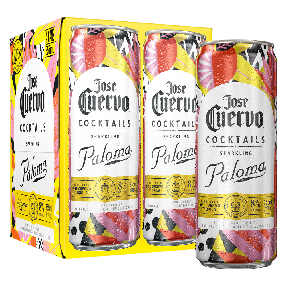 Jose Cuervo Sparkling Margarita Paloma Ready to Drink Cocktail 4 pk ...
