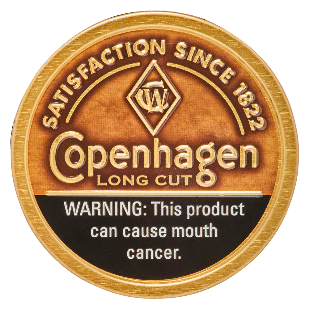 Copenhagen Natural Long Cut Chewing Tobacco 1 2oz Delivered In As