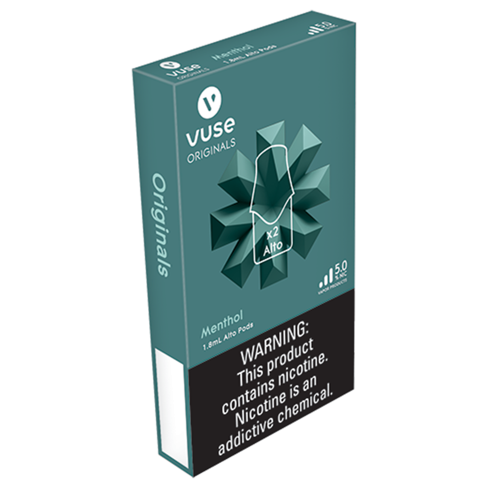 Vuse Alto Pod Menthol 5% Nicotine 2ct - Delivered In As Fast As 15 ...