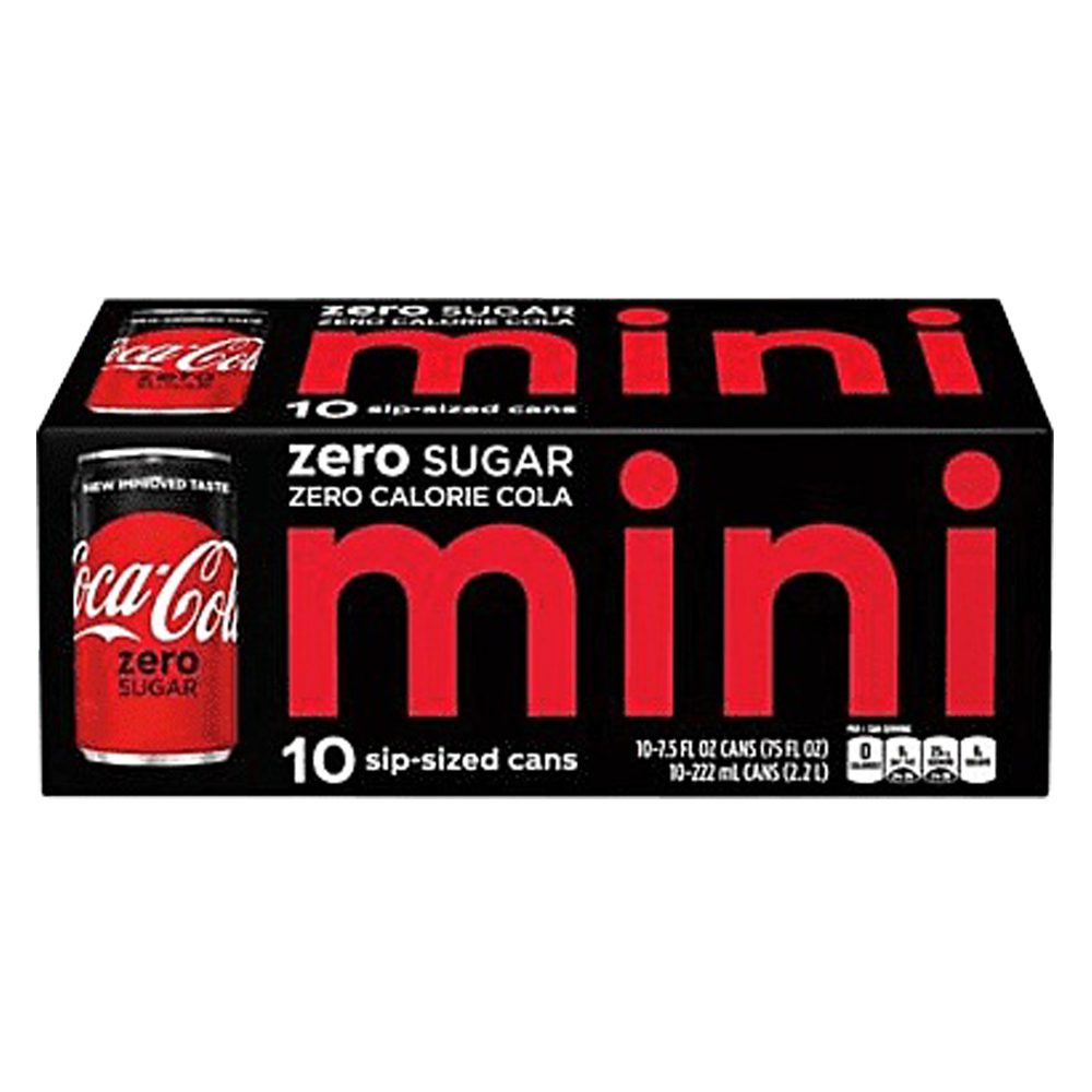 Coke Zero 10pk 7.5oz Mini Can - Delivered In As Fast As 15 Minutes ...