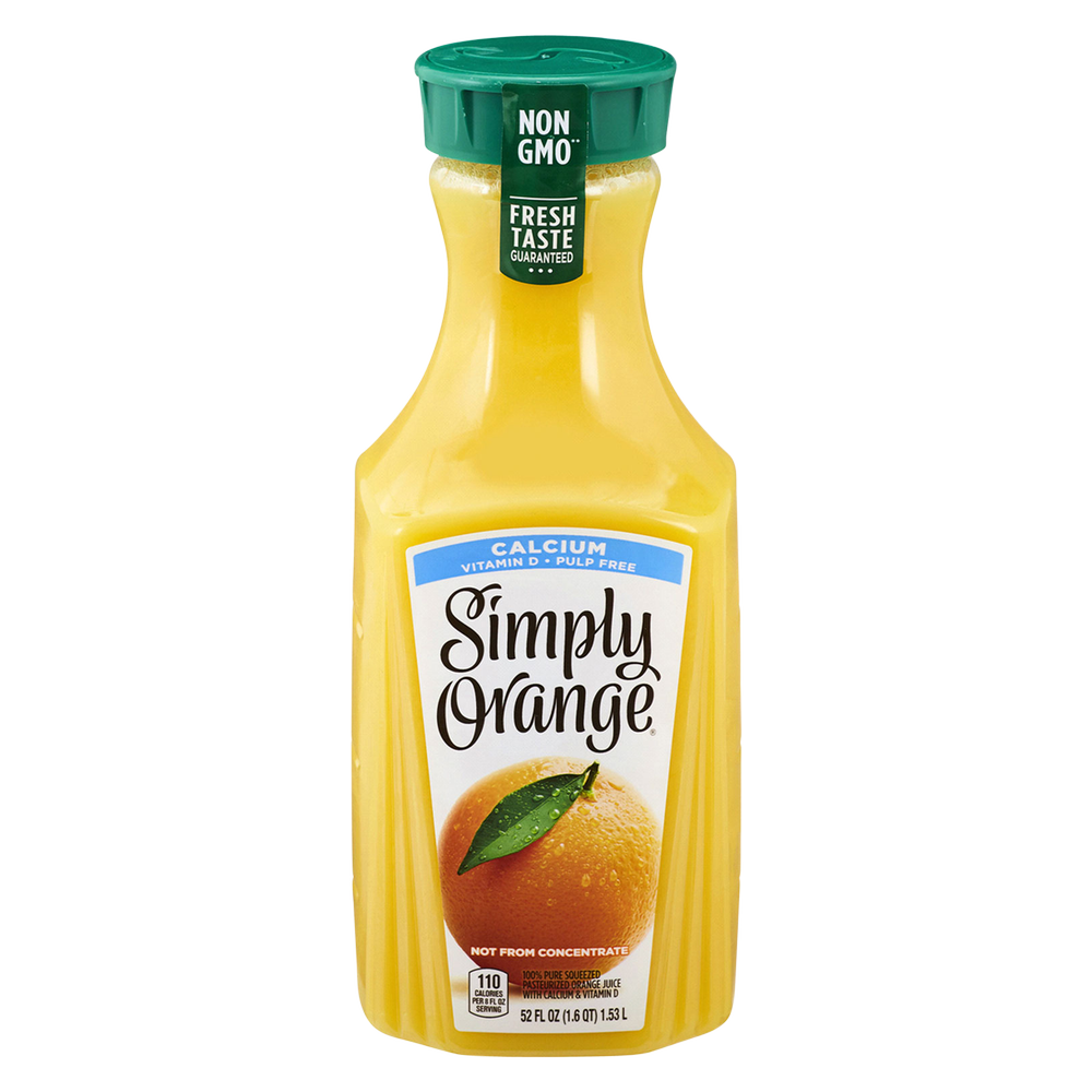 Simply Orange Juice With Calcium 52oz Btl Delivered In As Fast As 15