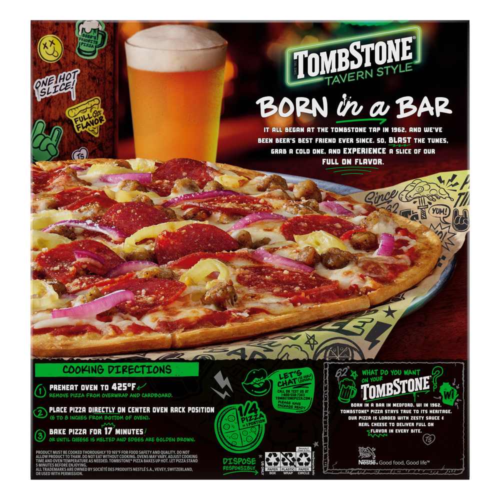 Tombstone Tavern The Primo Thin Crust Pizza 20oz - Delivered In As Fast ...