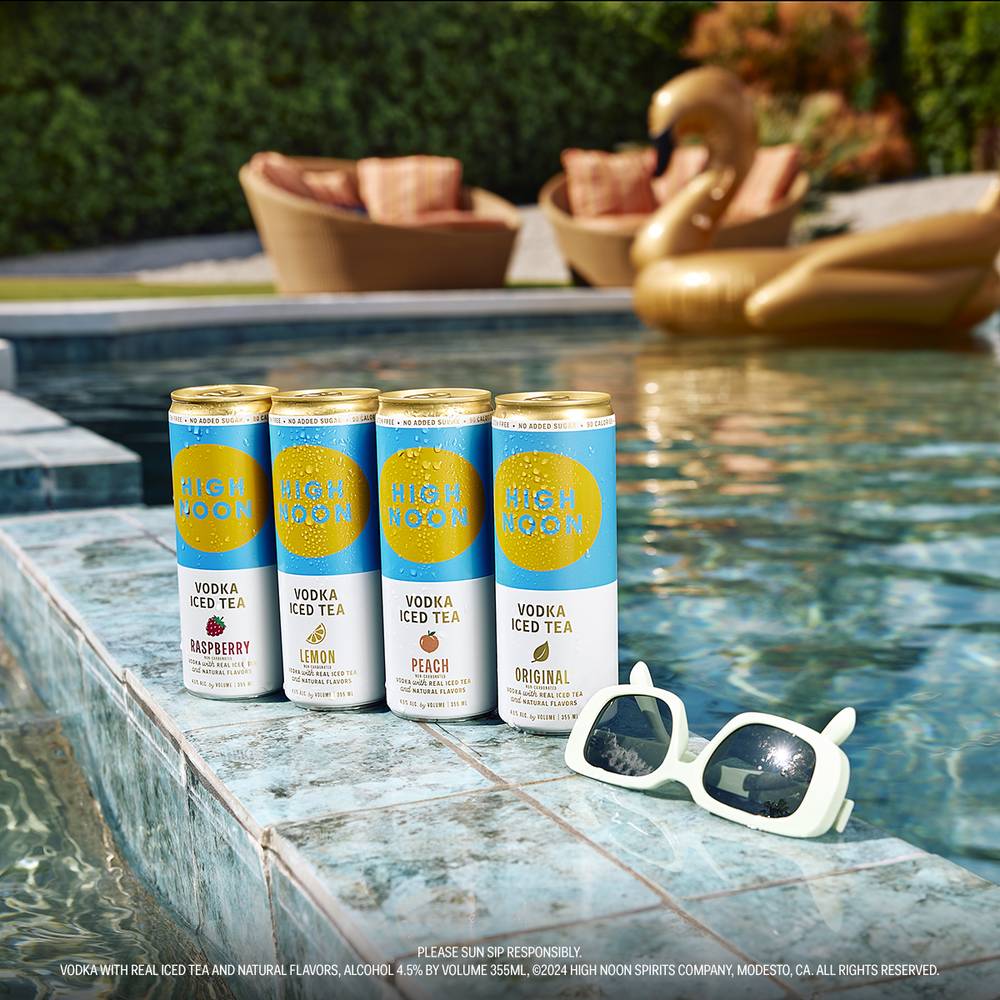 High Noon Iced Tea 8pk 12oz Can 5% ABV - Delivered In As Fast As 15 ...