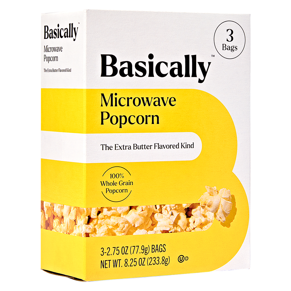 Basically 3ct Microwave Extra Butter Popcorn - Delivered In As Fast As ...