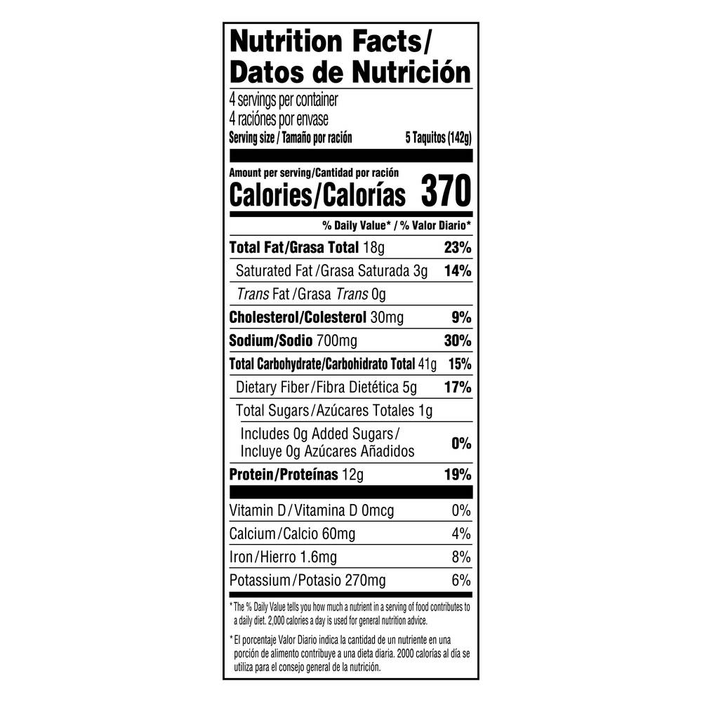 Delimex White Meat Chicken Taquitos Frozen Snacks, 20ct - Delivered In ...