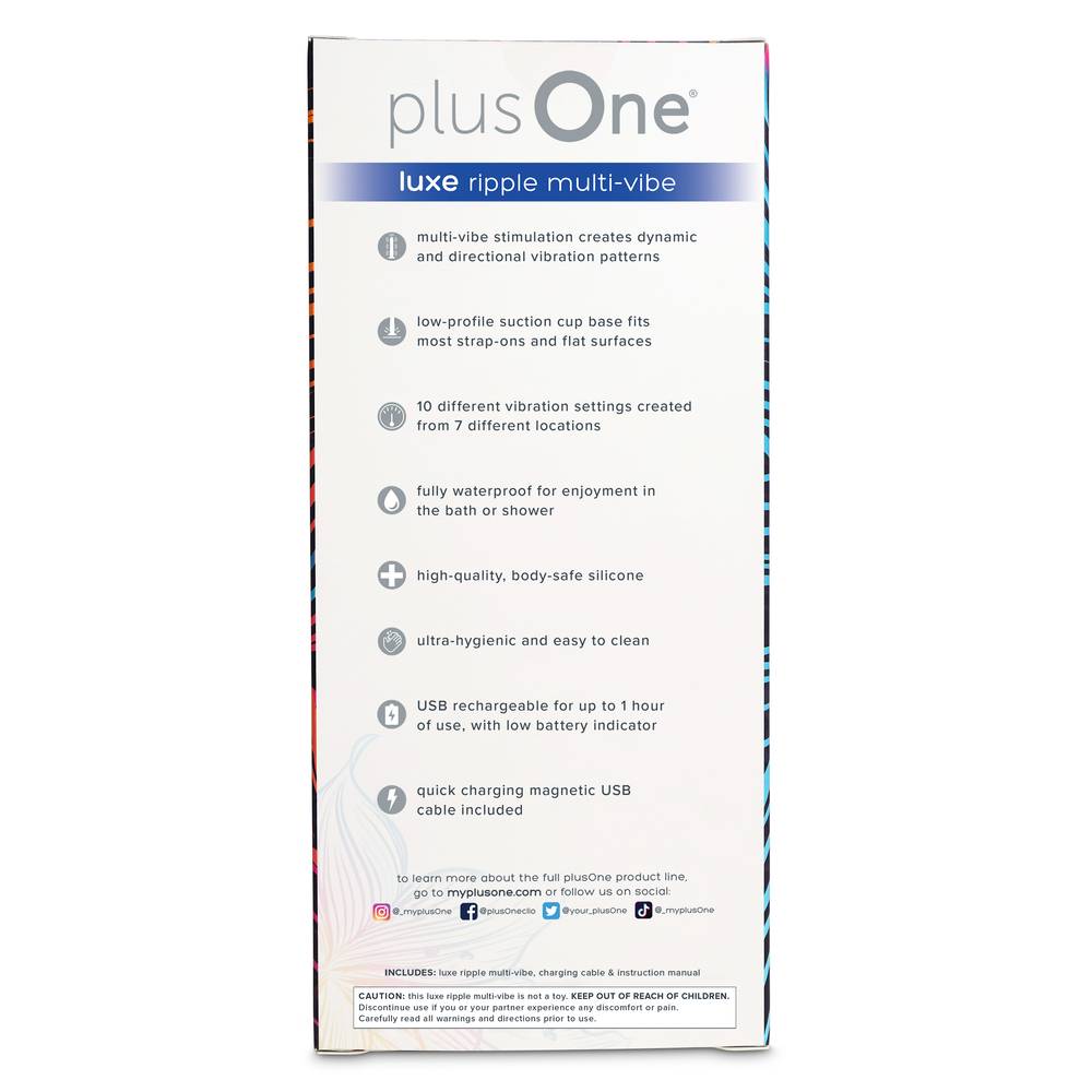 plusOne Luxe Ripple Multi Vibe - Delivered In As Fast As 15 Minutes ...