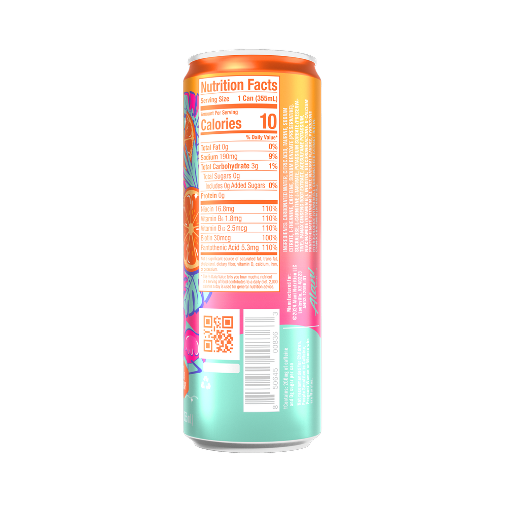 Alani Energy Orange Kiss 12oz Can - Delivered In As Fast As 15 Minutes ...