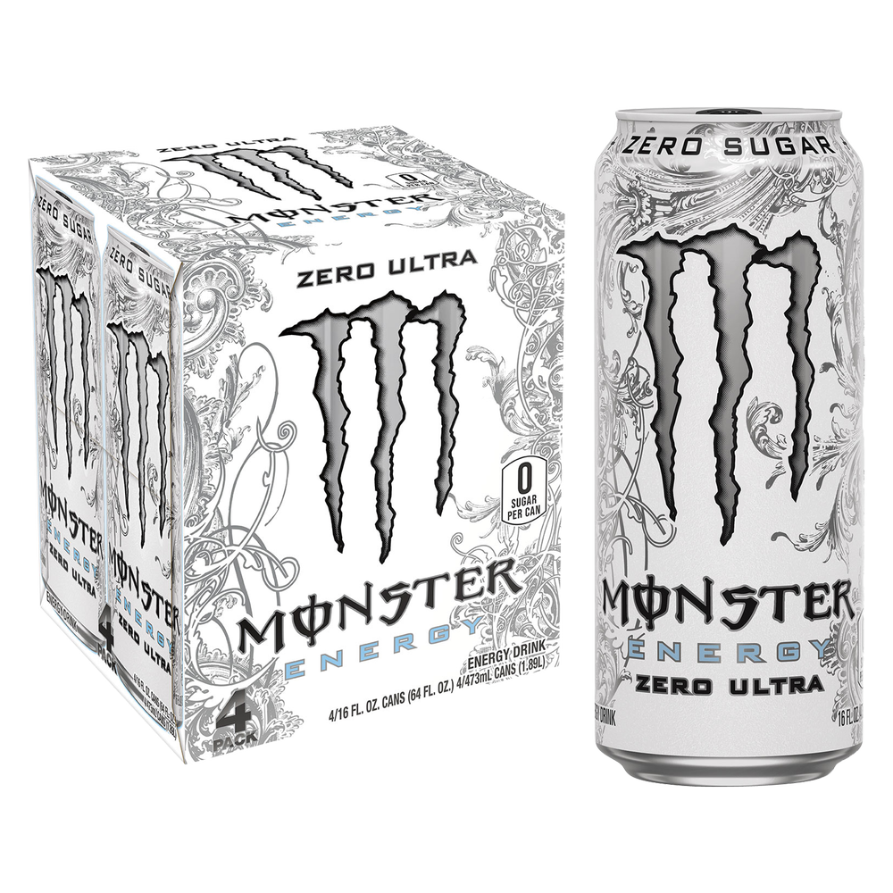 Monster Energy Zero Ultra 4pk 16oz Can - Delivered In As Fast As 15 ...