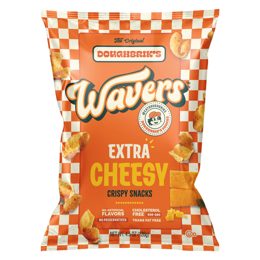 Doughbrik's Original Wavers Extra Cheesy, 4.5oz - Delivered In As Fast ...