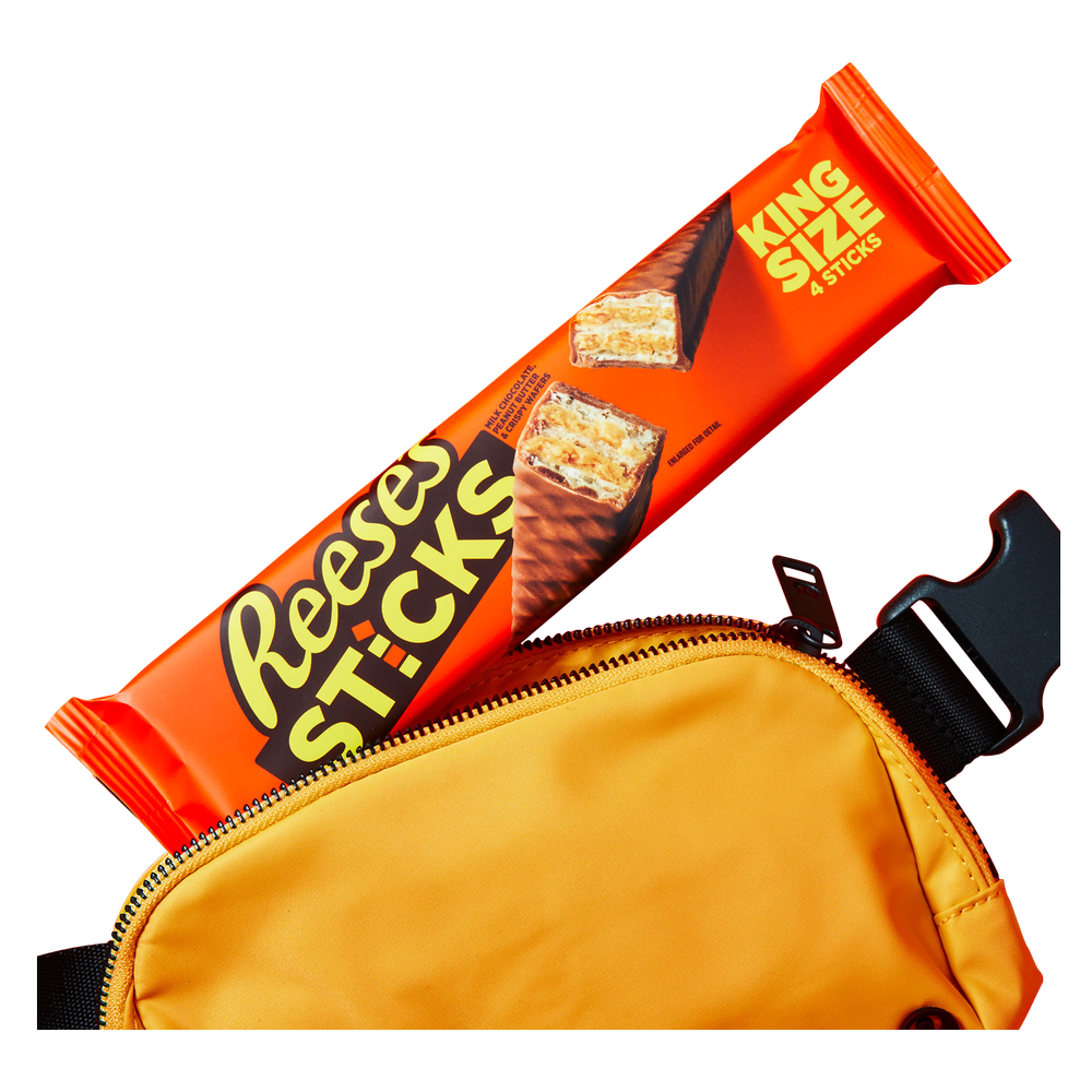 Reeses Sticks Milk Chocolate Peanut Butter Wafer Candy Bar 4ct 3oz 1965