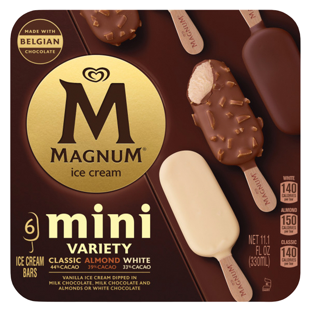 Magnum Mini Variety Classic Almond White Ice Cream Bars 6ct Delivered In As Fast As 15
