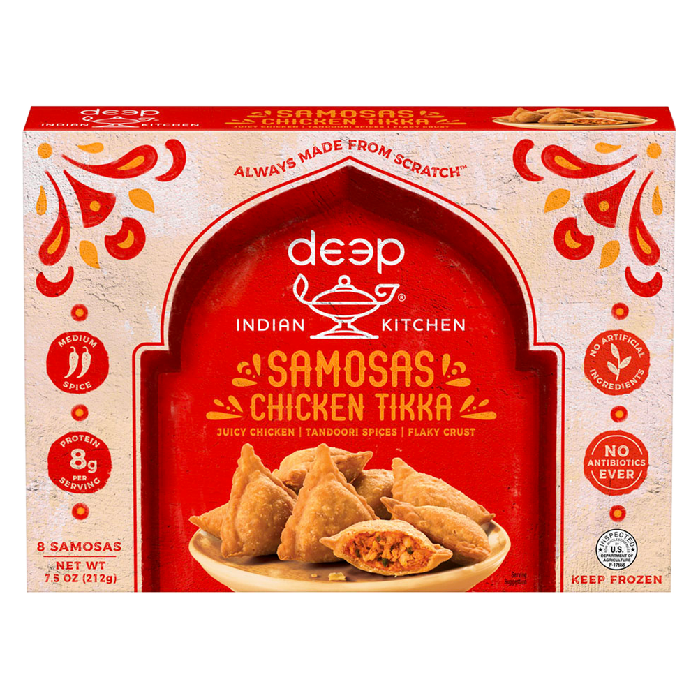 Deep Indian Kitchen Chicken Tikka Samosas 7.5oz - Delivered In As Fast ...