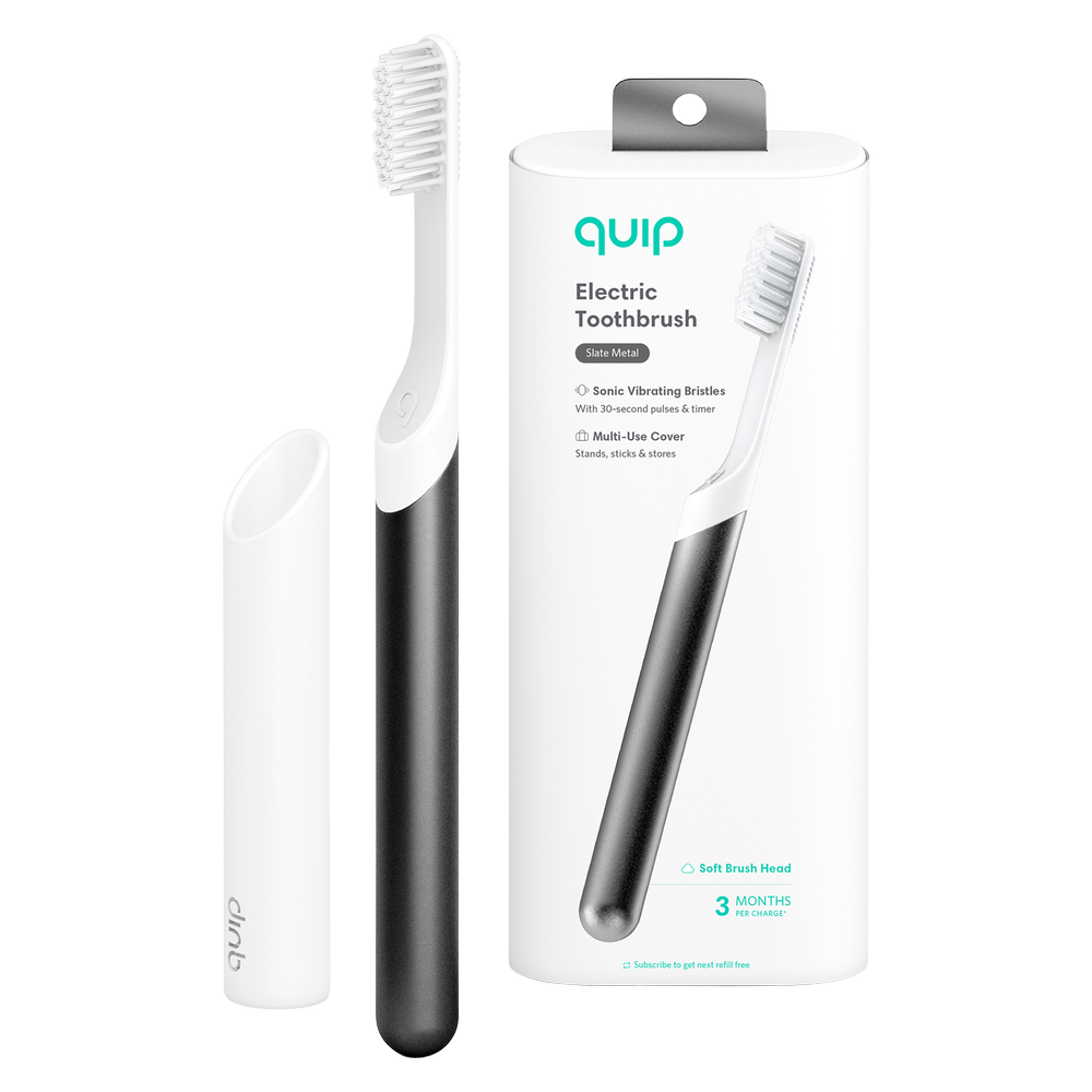 Quip Slate Metal Electric Toothbrush 1ct - Delivered In As Fast As 15 ...