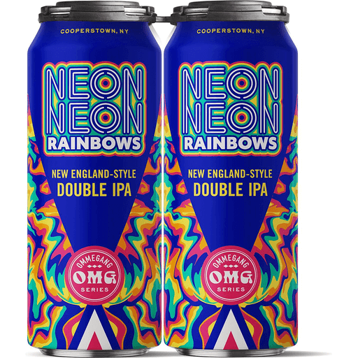 Ommegang Neon Neon Rainbows Double IPA 4pk 16oz Cans - Delivered In As ...