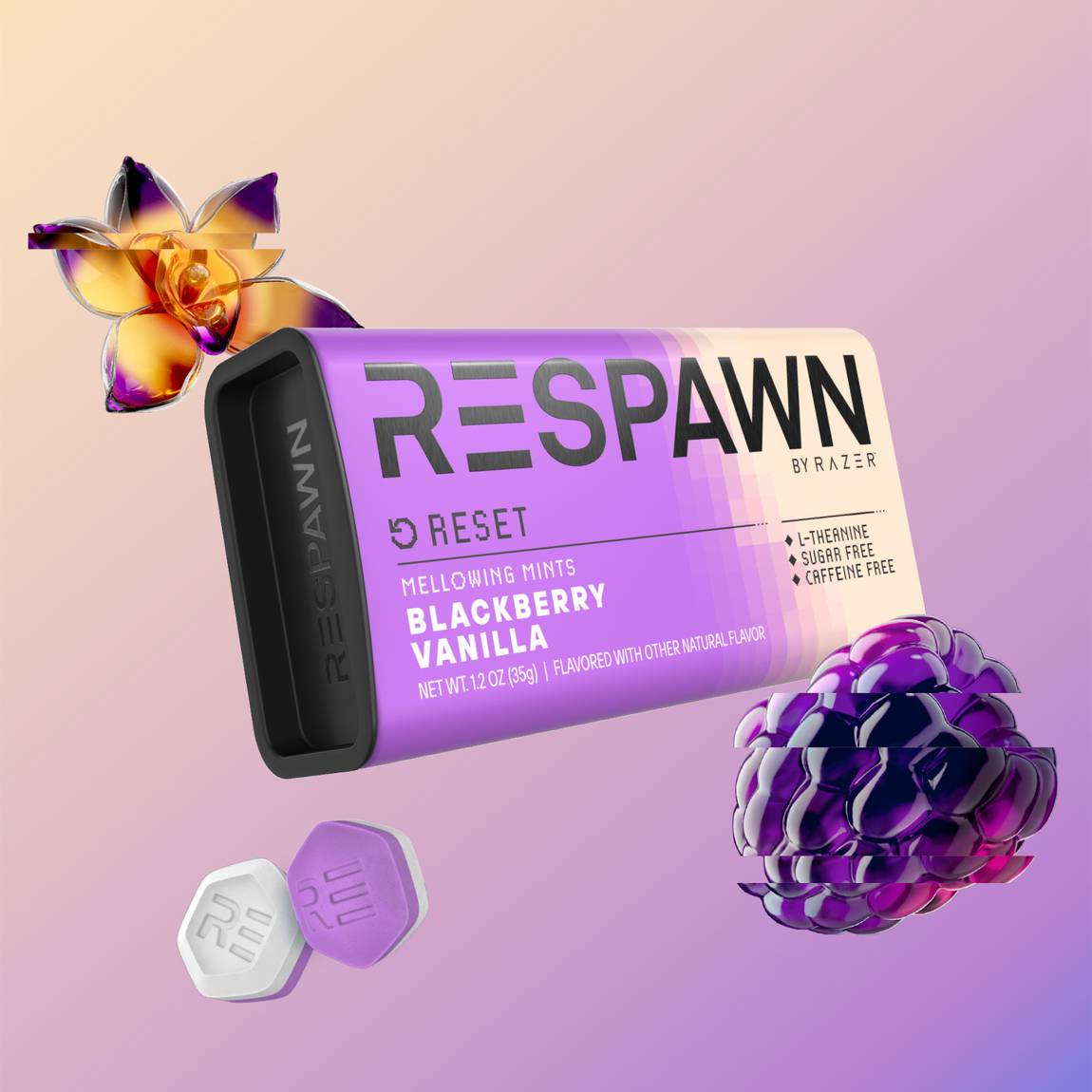 5 Gum Respawn Blackberry Vanilla Mints, 1oz - Delivered In As Fast As ...