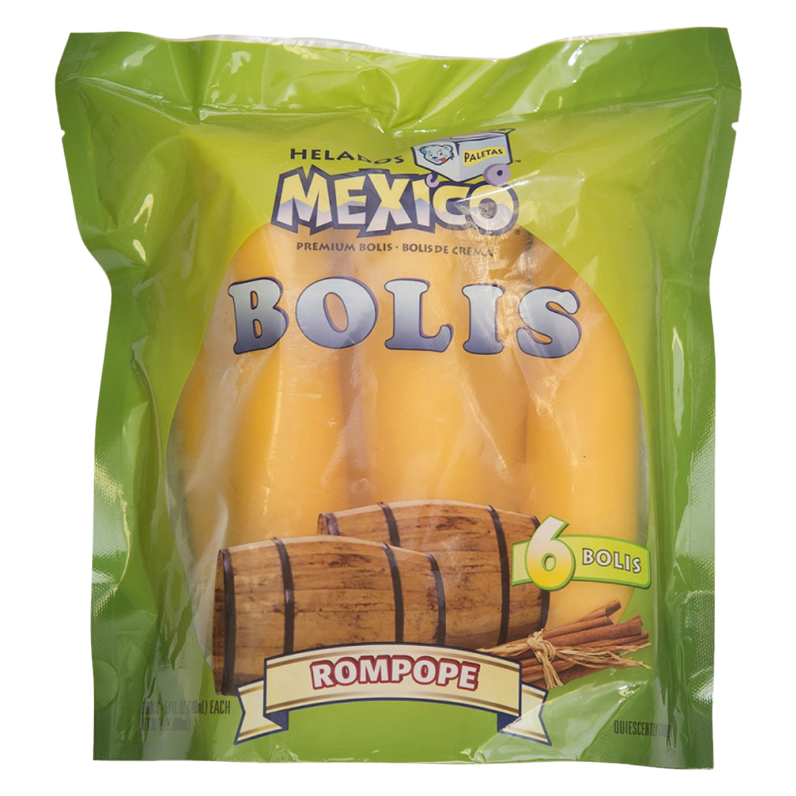 Helados Mexico Bolis Rompope 6ct 36oz - Delivered In As Fast As 15 ...