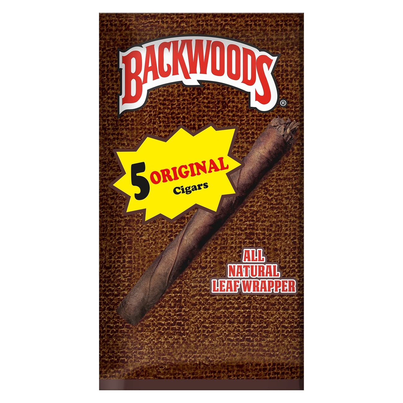 Backwoods Original Cigarillos 5ct : Smoke Shop fast delivery by App or ...