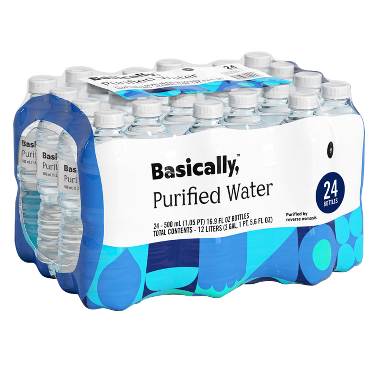 Basically, Purified Water 24ct 16.9oz : Drinks fast delivery by App or ...
